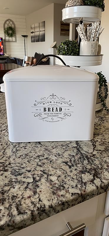 Provence Large Farmhouse Bread Box - Baie Maison