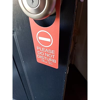 Buy Do Not Disturb, Welcome Please Knock Hanging Sign, Double-Sided ...