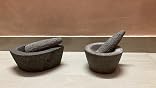 Buy Kushal Stone Walls Traditional Oval Solid Basalt Stone Mortar ...