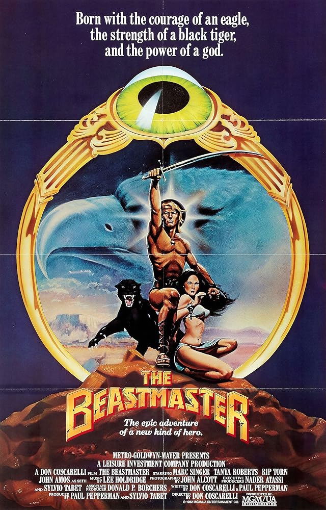 Beast Master-1982 Marc Singer, Tanya Roberts | Beastmaster movie, Movie ...