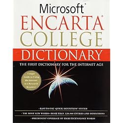 Microsoft Encarta College Dictionary: The First Dictionary For The ...