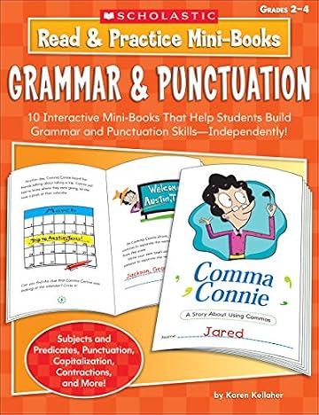Read & Practice Mini-Books: Grammar & Punctuation: 10 Interactive Mini ...