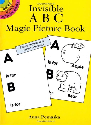 Invisible ABC Magic Picture Book by Anna Pomaska