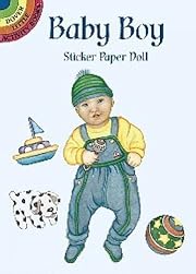 Baby Boy Sticker Paper Doll by Marty Noble