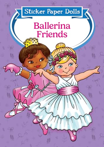 Ballerina Friends Sticker Paper Dolls by Robbie Stillerman