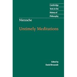 Untimely Meditations by Friedrich Nietzsche | LibraryThing