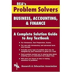 Editions: Business, Accounting & Finance Problem Solver by The Staff of ...