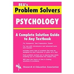 Psychology Problem Solver by The Staff of REA | LibraryThing