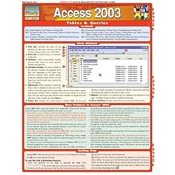 Access 2003 Laminate Reference Chart (Quickstudy: Computer) by John Hales | LibraryThing