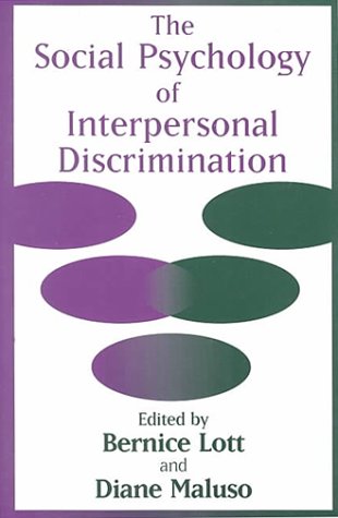 Details for: The social psychology of interpersonal discrimination ...