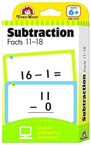 Flashcards: Subtraction Facts 11-18 (Learning Line Flashcards) by Evan ...