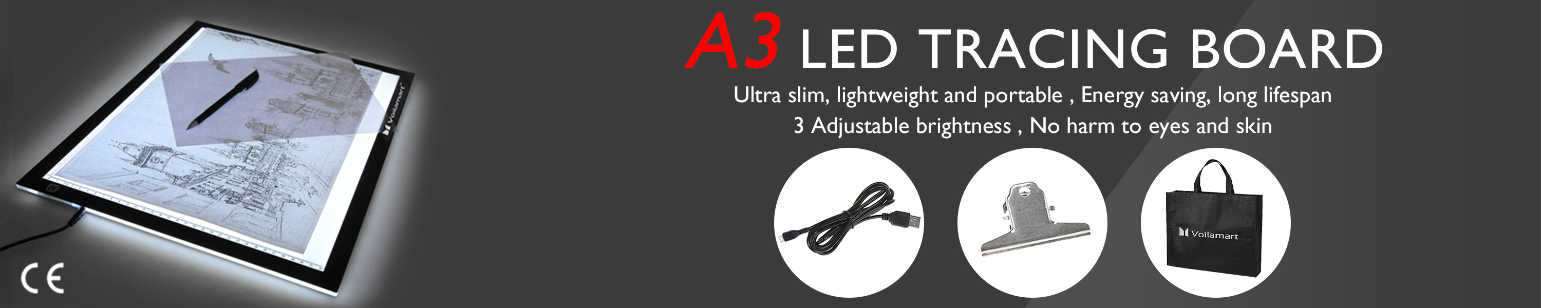 Amazon.com: Voilamart: Led Tracing Board & Writing Board