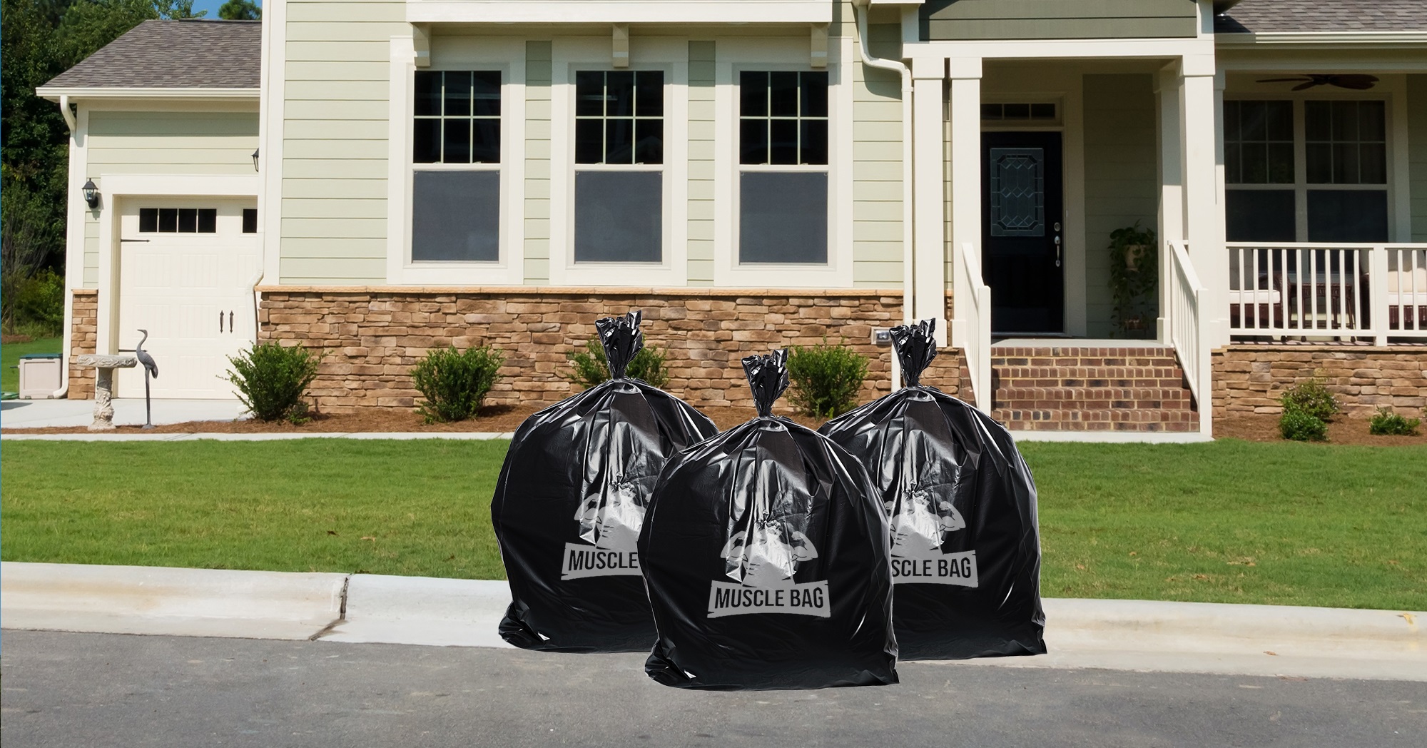 Amazon.com: MUSCLE BAG: Bin Trash Bags