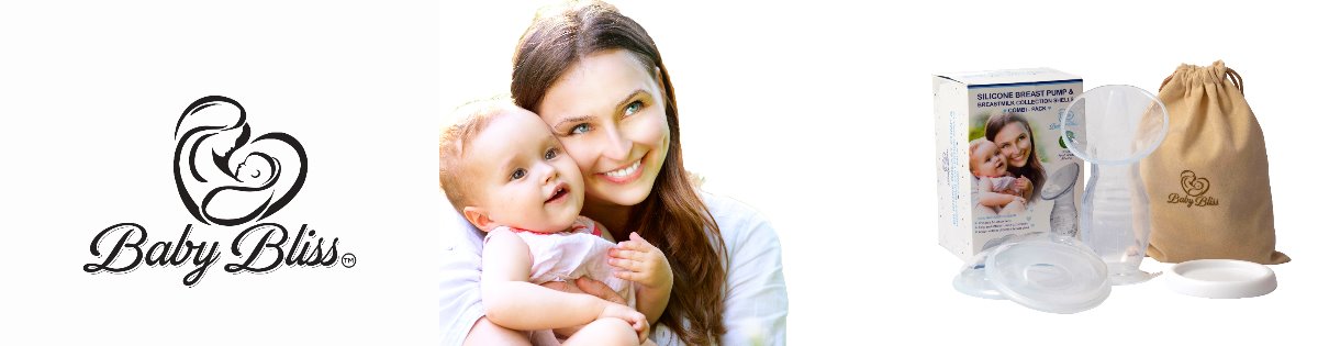 Amazon.co.uk: Baby Bliss COMBI-PACK | Silicone breast pump and breast ...