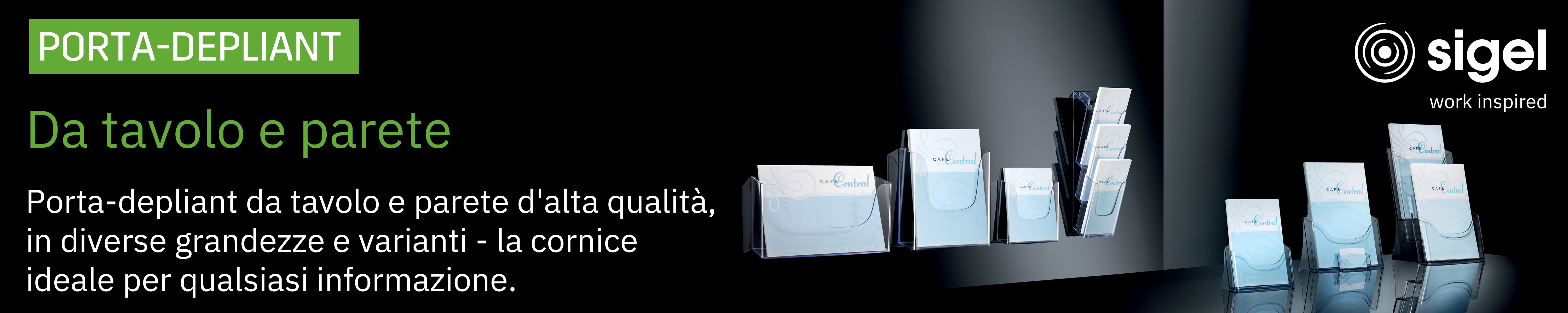 Amazon.it: SIGEL: Porta-depliant