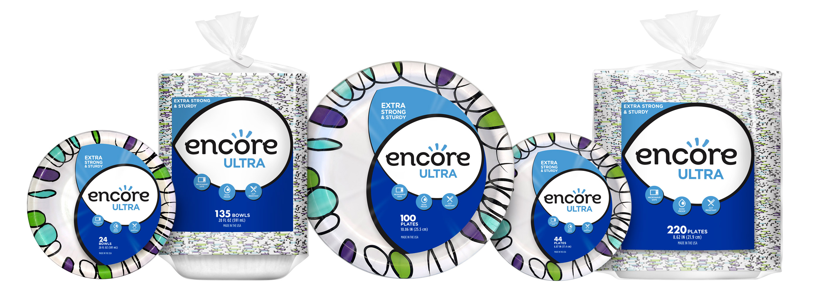 Amazon.com: Encore : Ultra Plates & Bowls