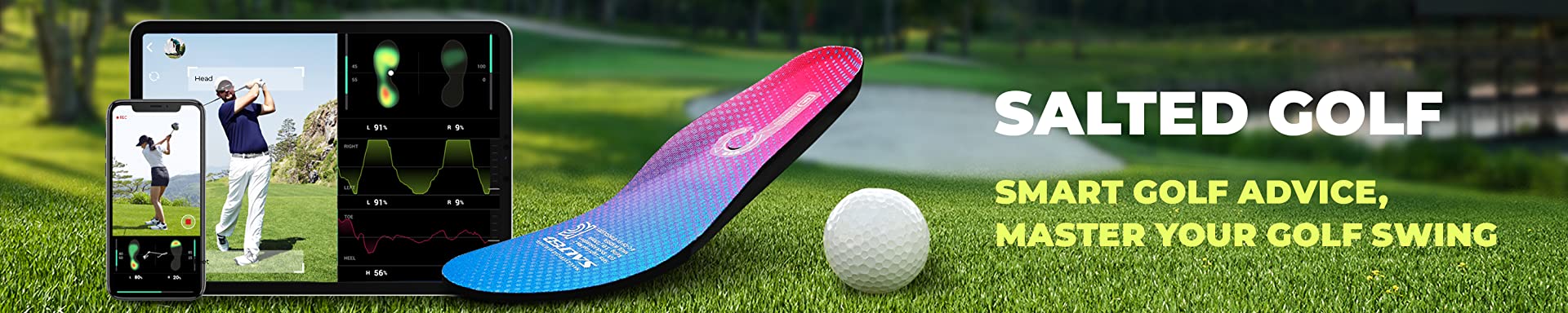 Amazon.com: SALTED Golf and Smart Insole: Golf