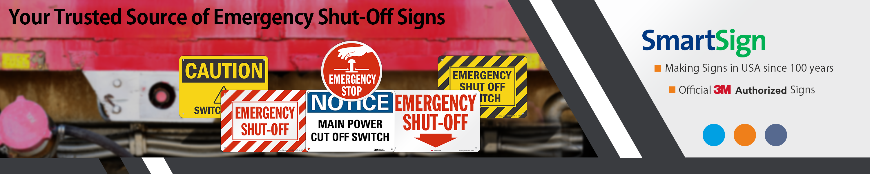 Amazon.com: SmartSign: Emergency Shut-Off Signs