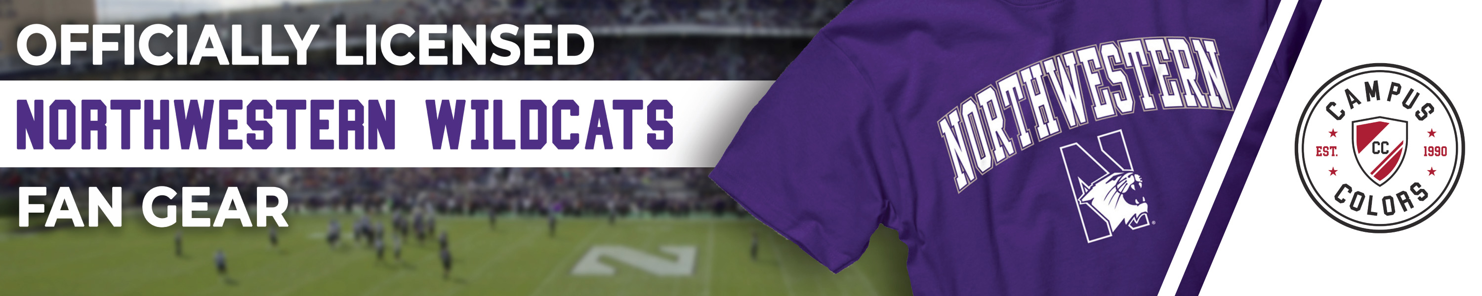 Amazon.com: Campus Colors: Northwestern Wildcats