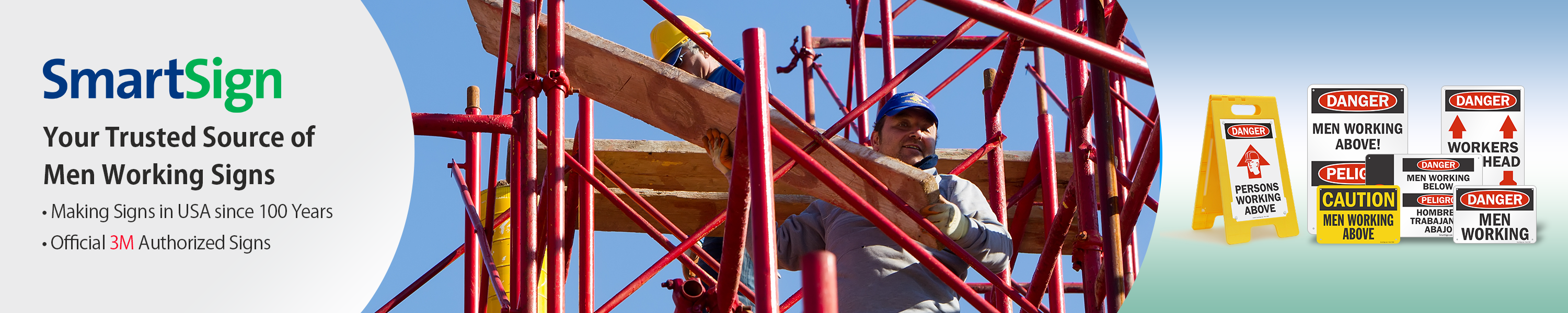 Amazon.com: SmartSign: Men Working Signs