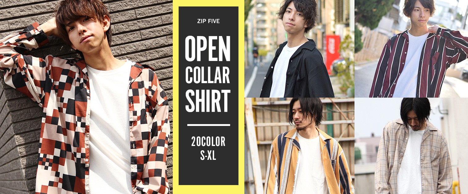 Amazon.co.jp: ZIP FIVE: Shirt