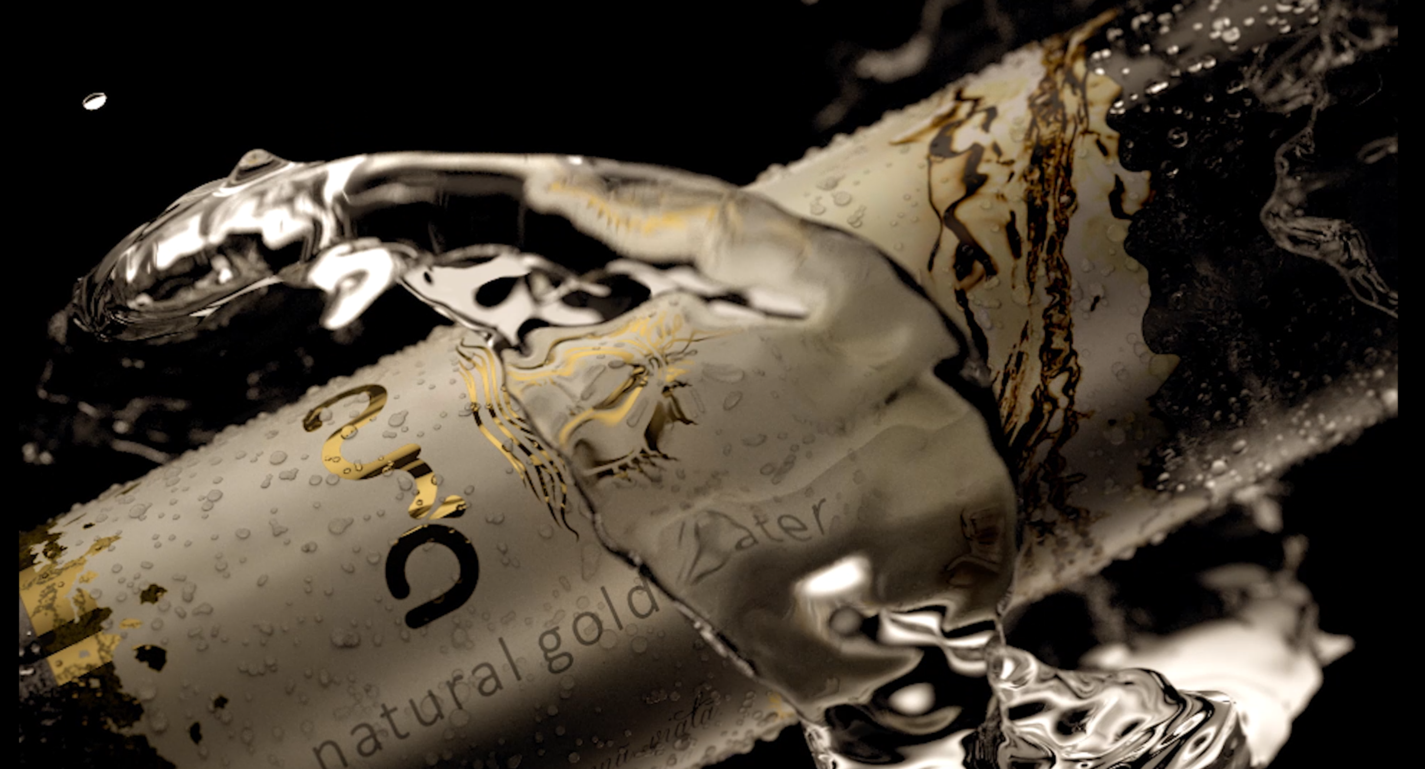 Amazon.co.uk: Aur'a Natural Gold Water - Alkaline Water with Gold and ...