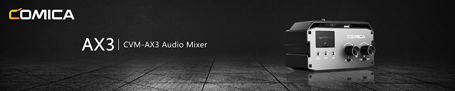 Amazon.co.uk: comica: AUDIO MIXER