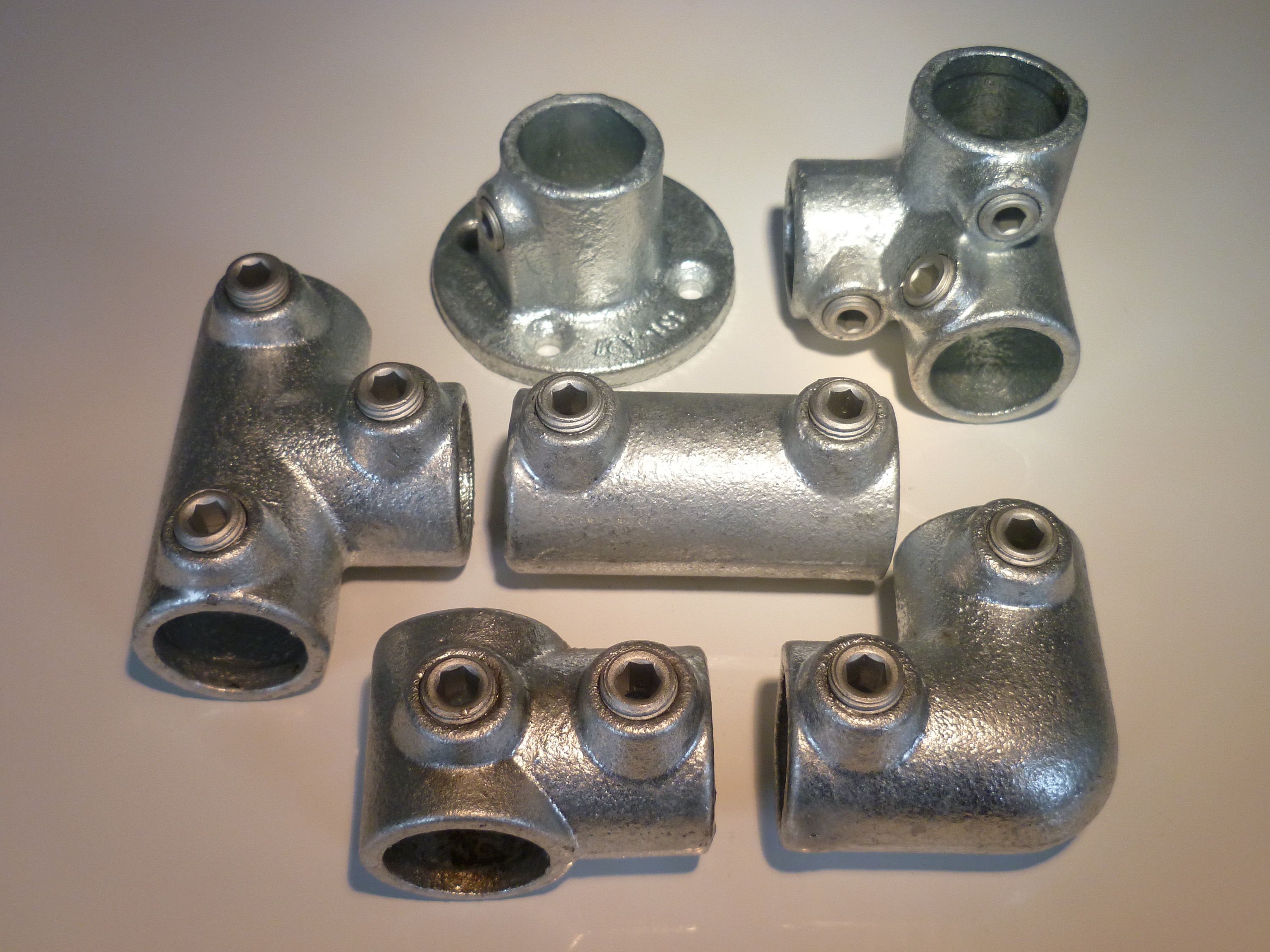 Amazon.de: B&T Metall: Stahl Rohrverbinder verzinkt