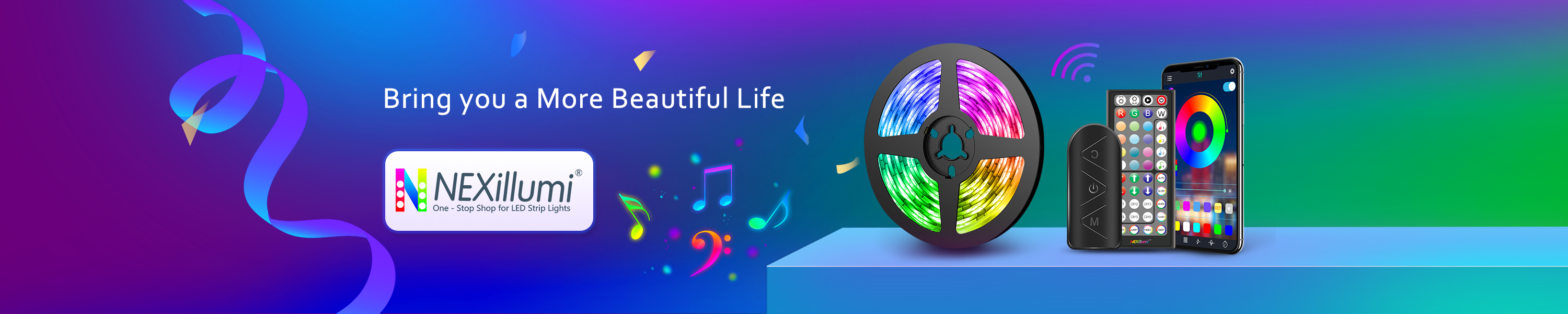 Amazon.com: Nexillumi: Led light with app and remote