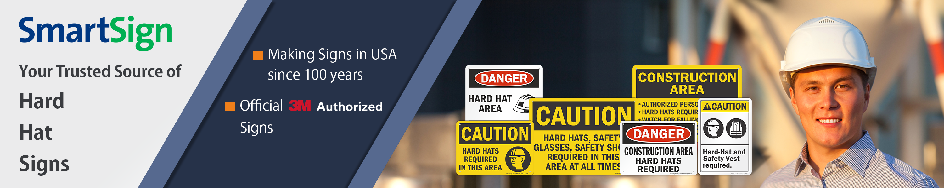 Amazon.com: SmartSign: Hard Hat Signs