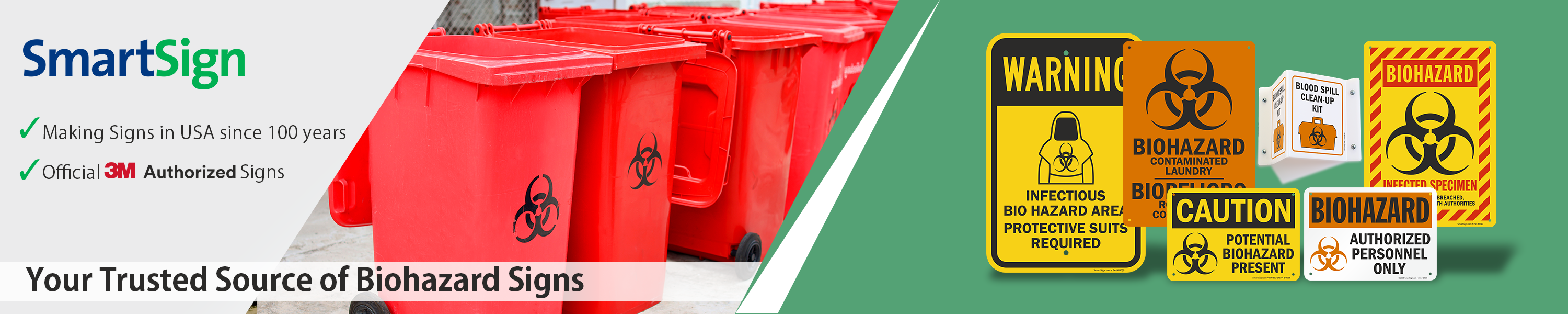 Amazon.com: SmartSign: Biohazard Signs