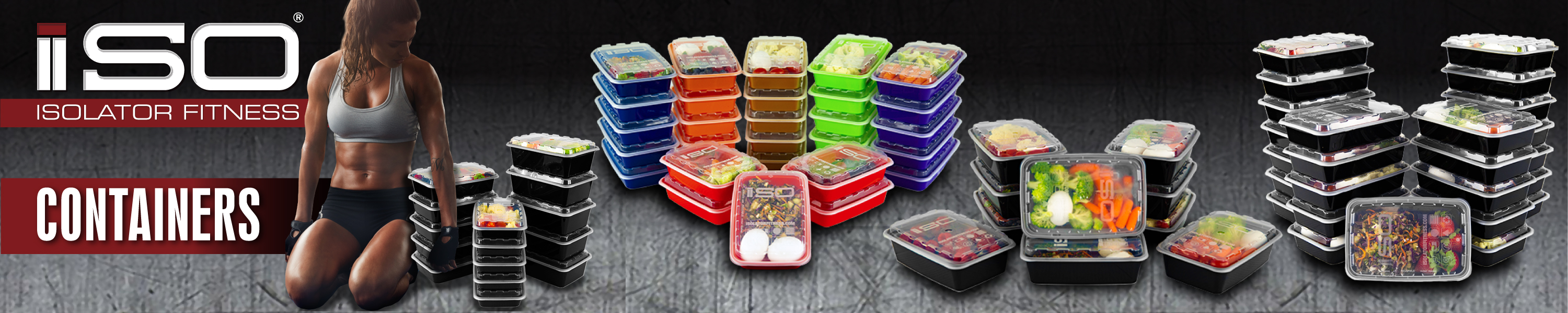 Amazon.com: Isolator Fitness: Meal Prep Containers