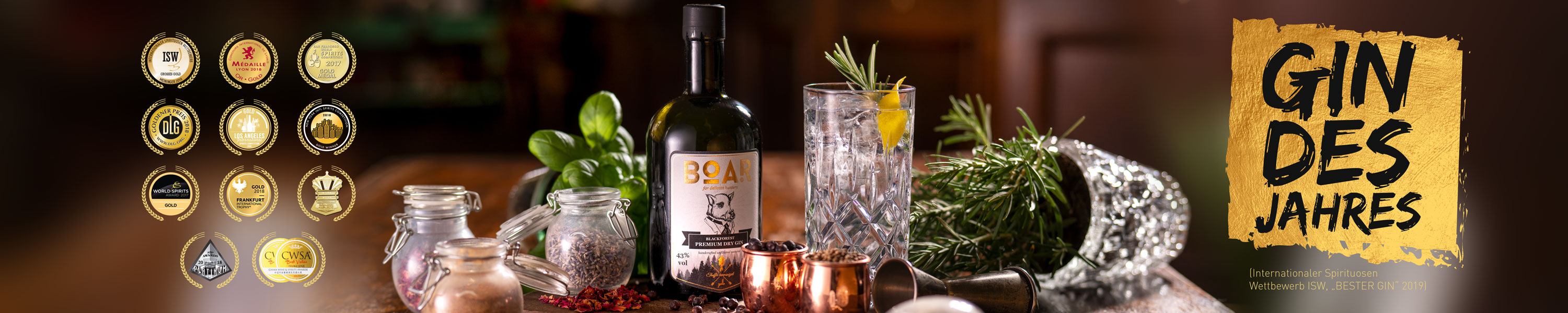 Amazon.de: BOAR Blackforest Premium Dry Gin