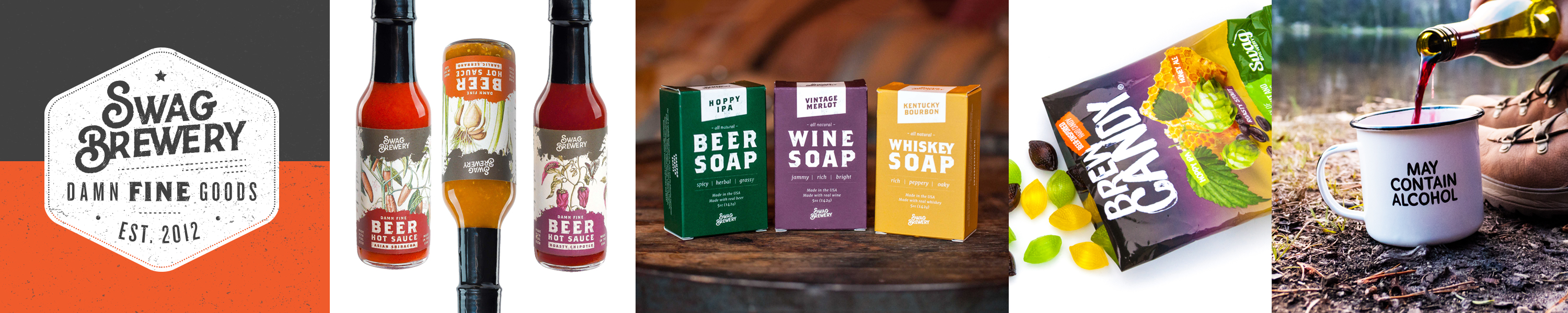 Amazon.com: Swag Brewery - DAMN FINE GOODS: FLASKS