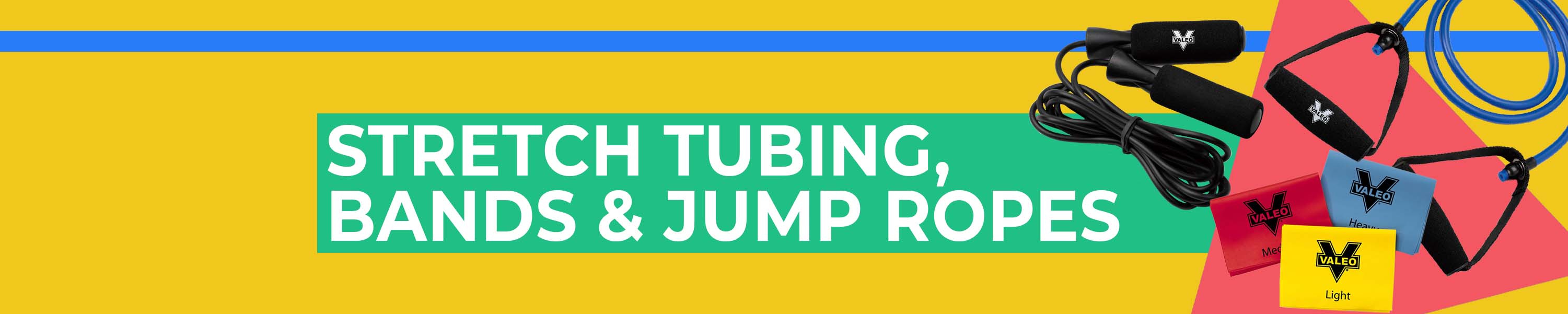 Amazon.com: Valeo: Stretch Bands tubes jump ropes
