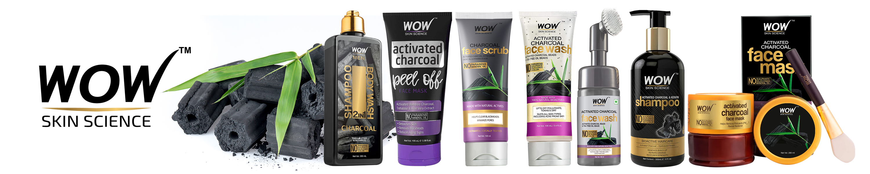 Amazon.in: WOW SKIN SCIENCE CHARCOAL RANGE