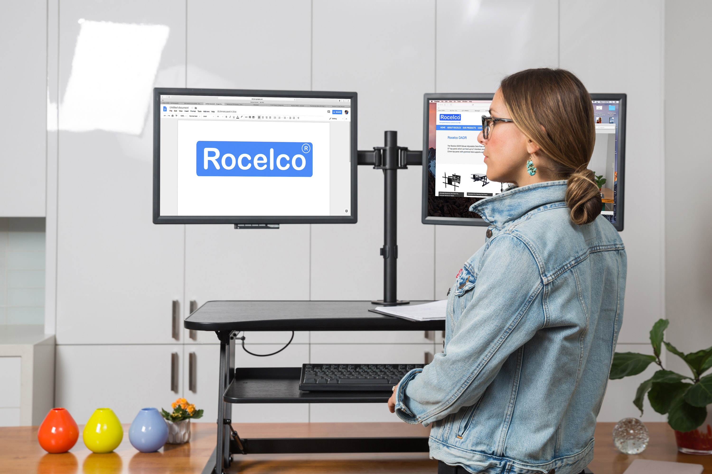 Amazon.ca: Rocelco: Desk Risers