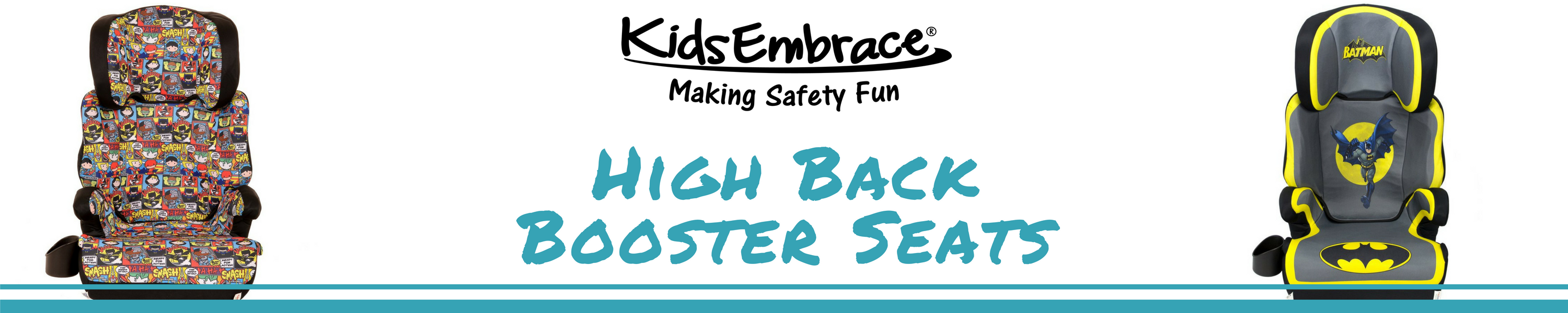 Amazon.com: KidsEmbrace - Making Safety FUN: High Back Boosters