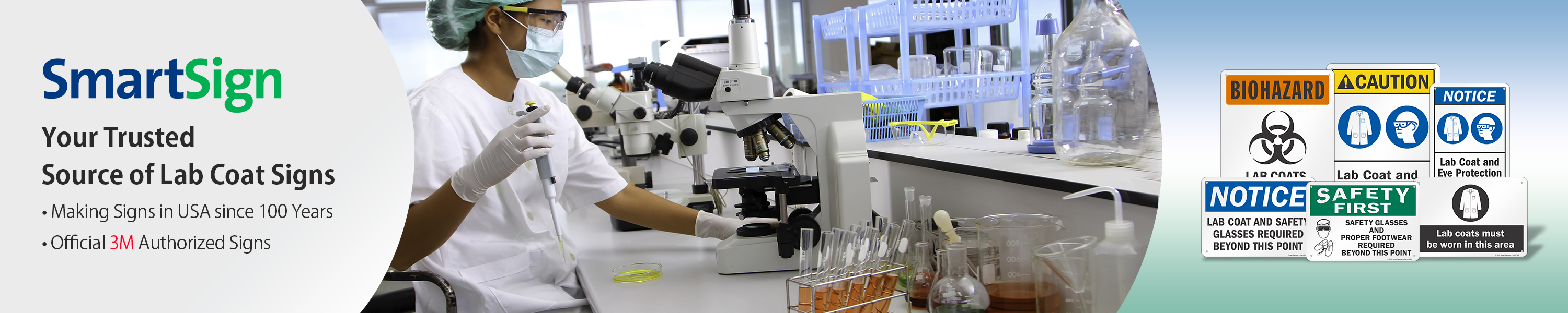 Amazon.com: SmartSign: Lab Coat Signs