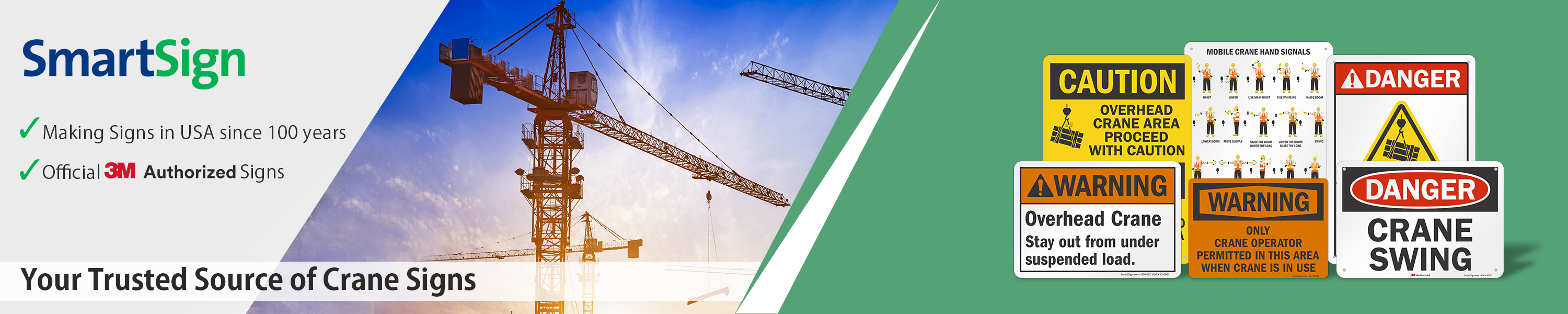 Amazon.com: SmartSign: Crane Signs