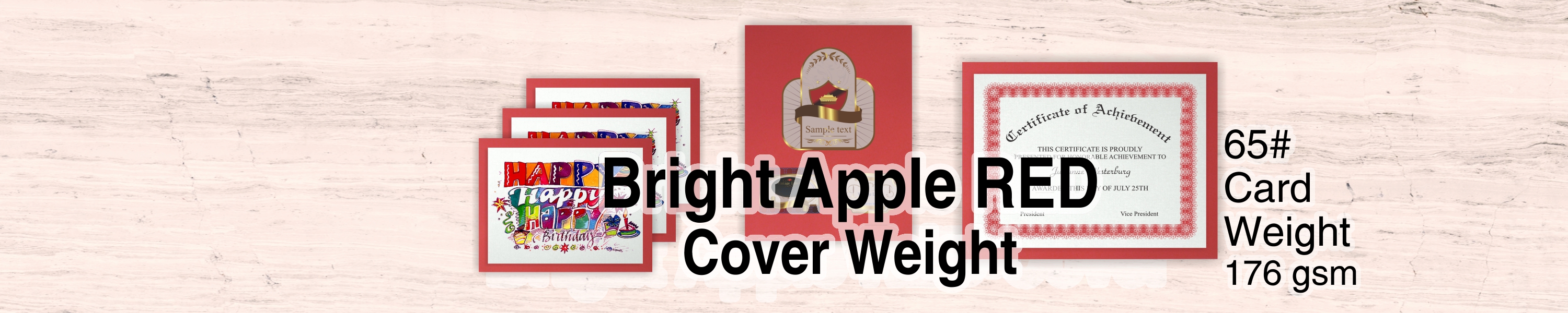 Amazon.com: ThunderBolt Paper: Apple RED Cover 65#