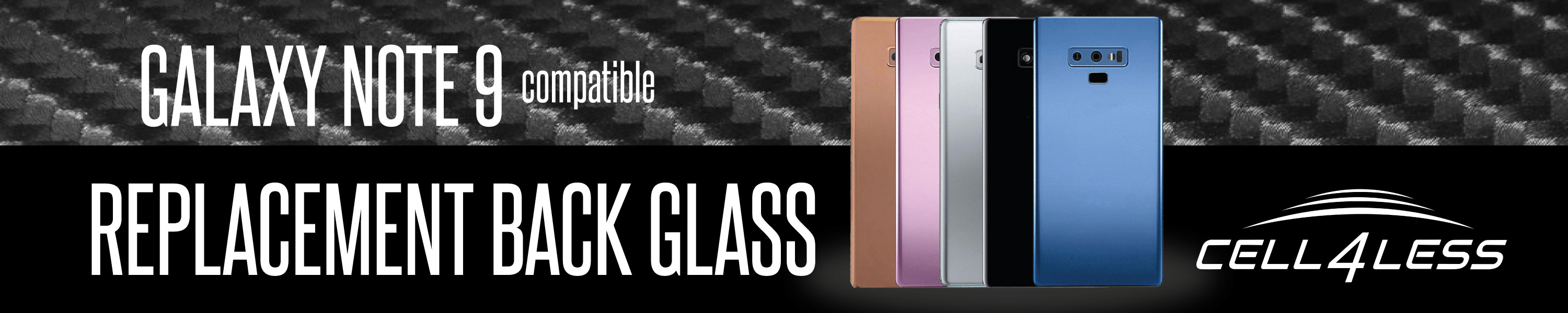 Amazon.com: Cell4Less: Note 9 Back Glass Repair Kit