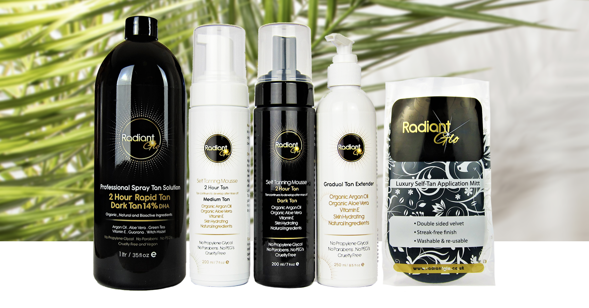 Amazon.co.uk: Radiant Glo Self Tan & Professional Spray Tan Ranges ...