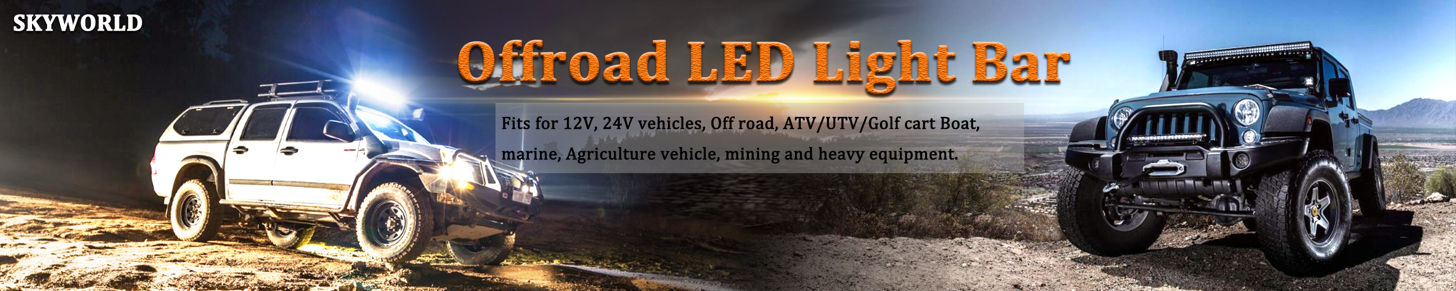 Amazon.co.uk: SKYWORLD: Quad Row LED Bar