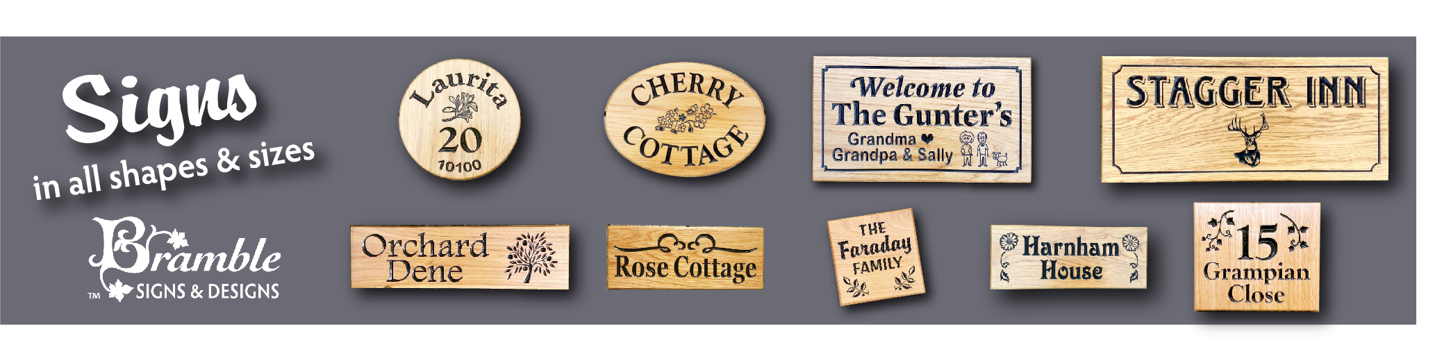 Amazon.co.uk: Bramble Signs: House Signs