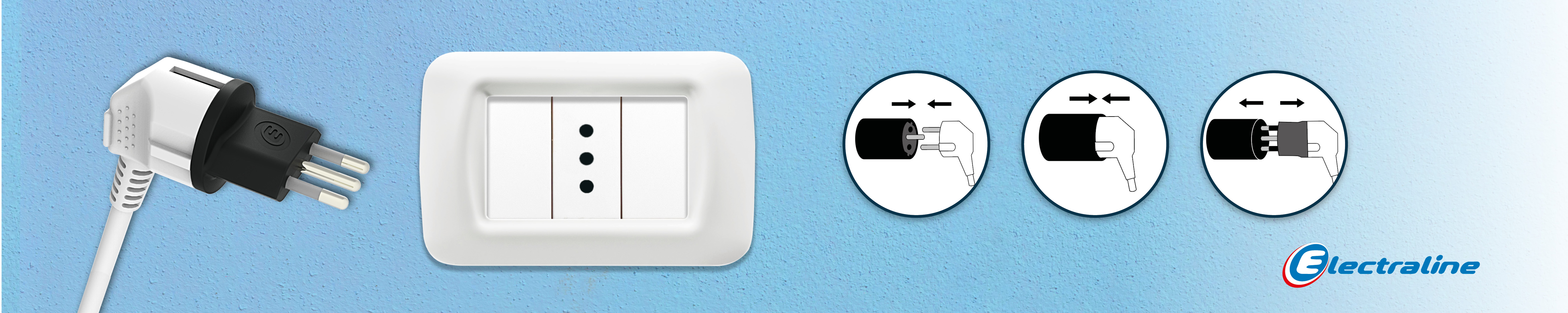 Amazon.it: Electraline 3pMark S.p.A.: Schuko fix