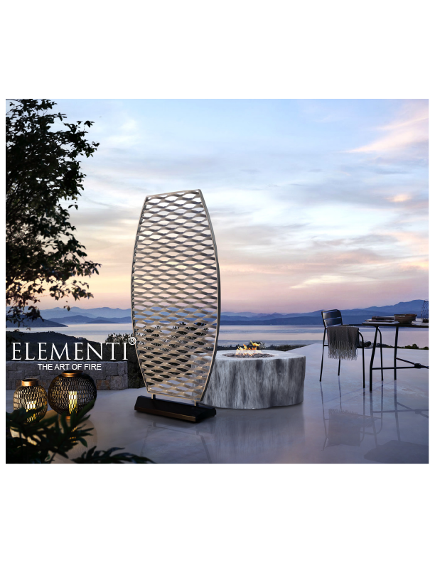 Amazon.com: ELEMENTI: Natural Stone Fire Table