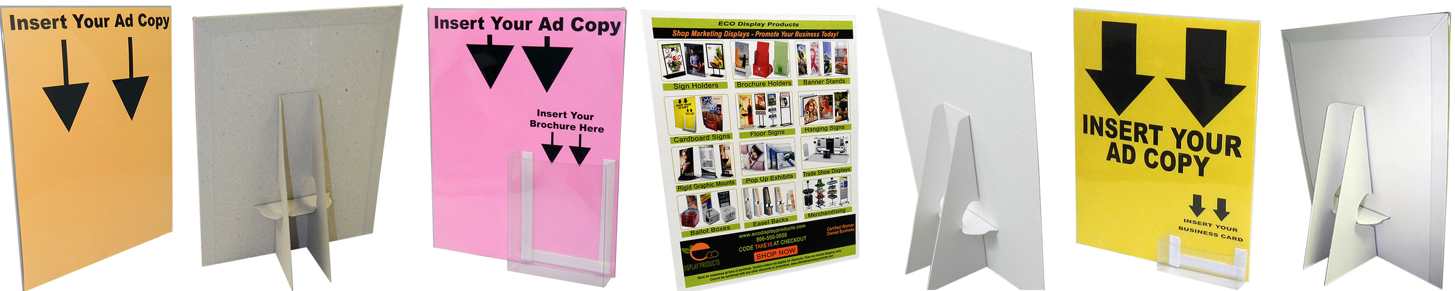 Amazon.com: Affordable Display Products: Cardboard Sign Holders