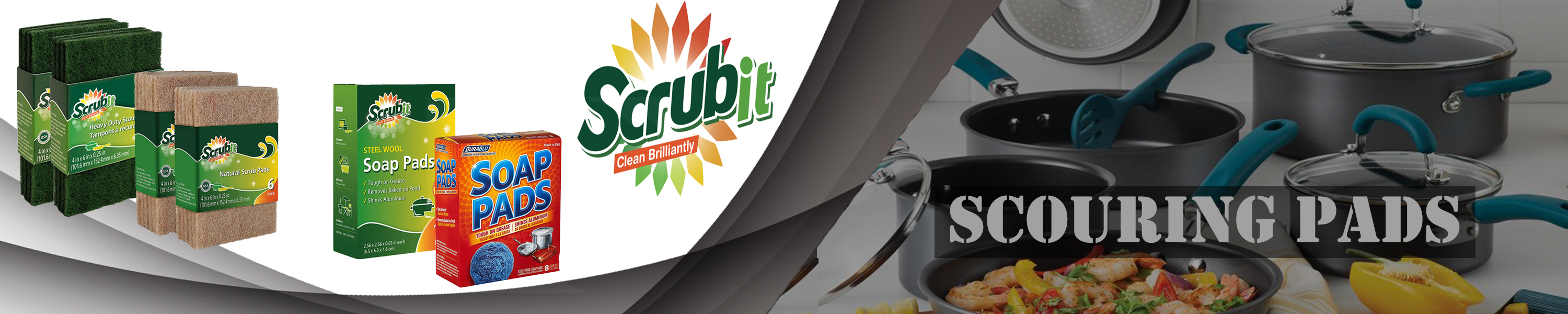 Amazon.com: SCRUBIT: Kitchen Scouring Pads