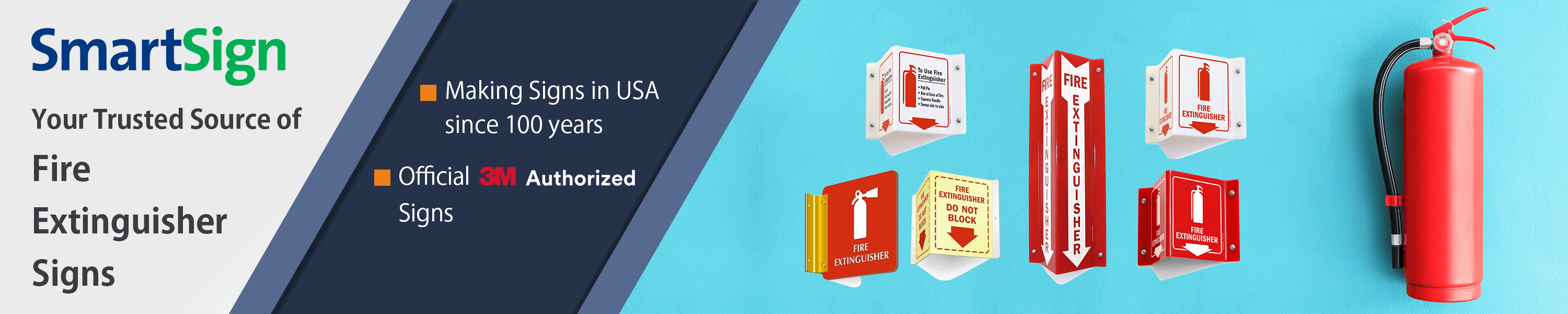 Amazon.com: SmartSign: Fire Extinguisher Signs